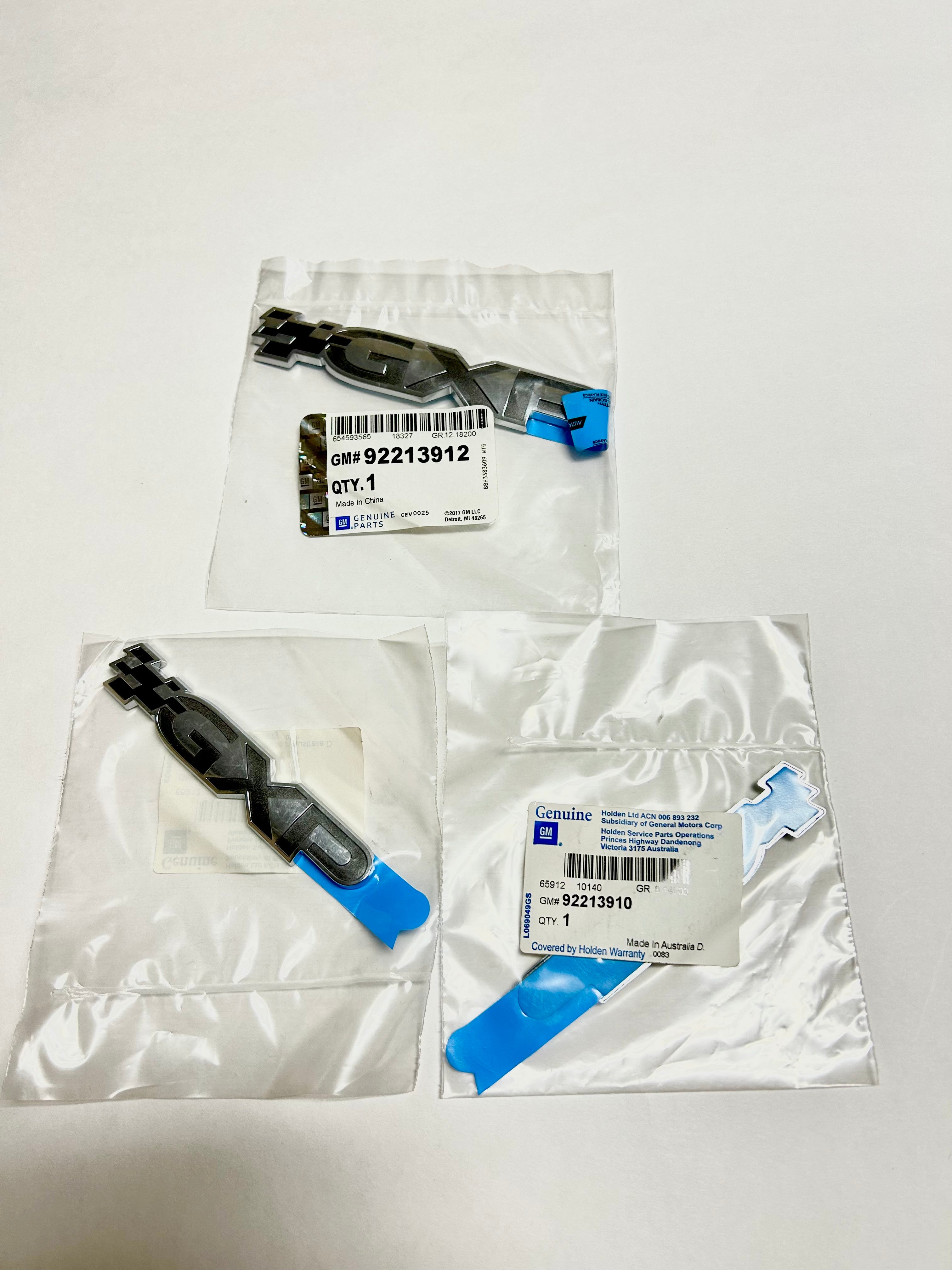 Pontiac G8 GXP Trunk/Fender Emblem Kit 92213912 92213910 – East Coast ...