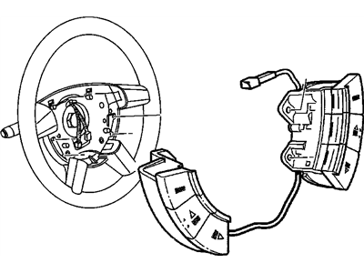 2006 Pontiac GTO Steering Wheel Controls 92507993 – East Coast Holden Parts